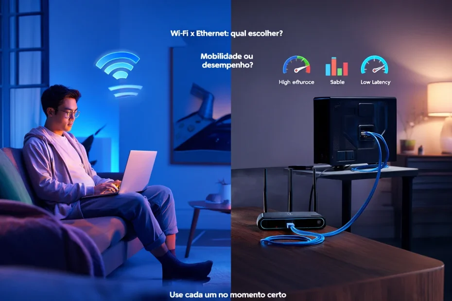 Wi-Fi vs Ethernet: Qual É a Melhor Escolha Para o Seu Uso