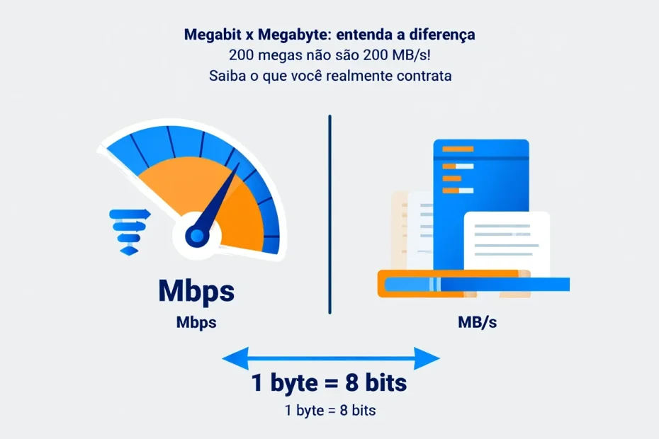 Diferença Entre Megabit e Megabyte: Entenda Sua Velocidade