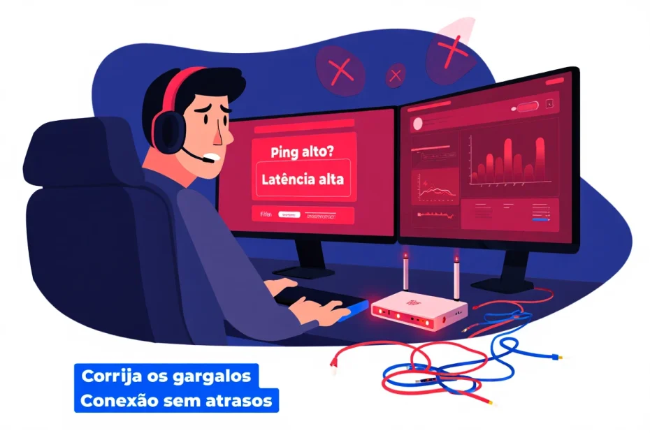 Ping alto? Descubra Como Identificar e Corrigir na Sua Rede